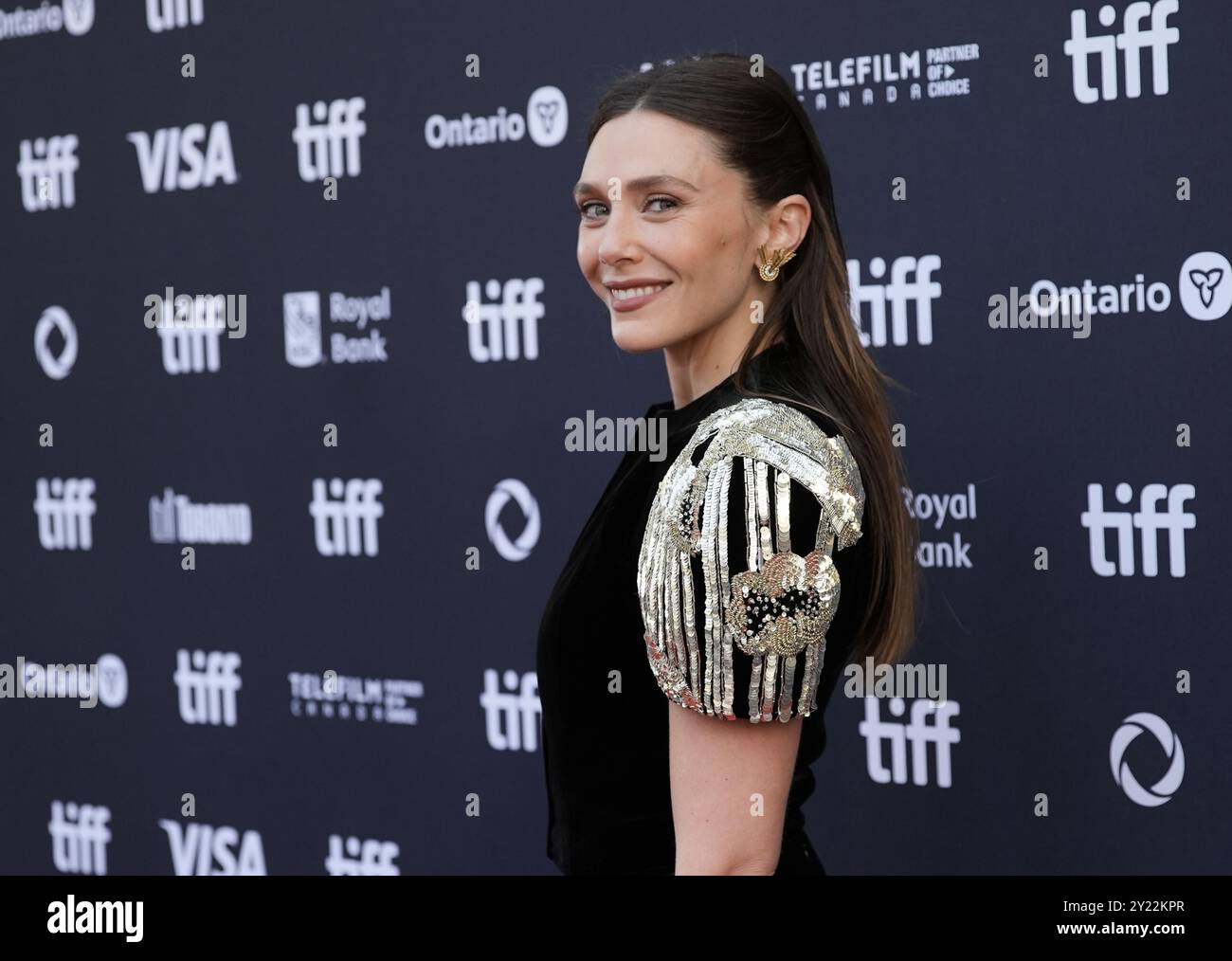 Elizabeth olsen toronto film festival hi-res stock photography and ...