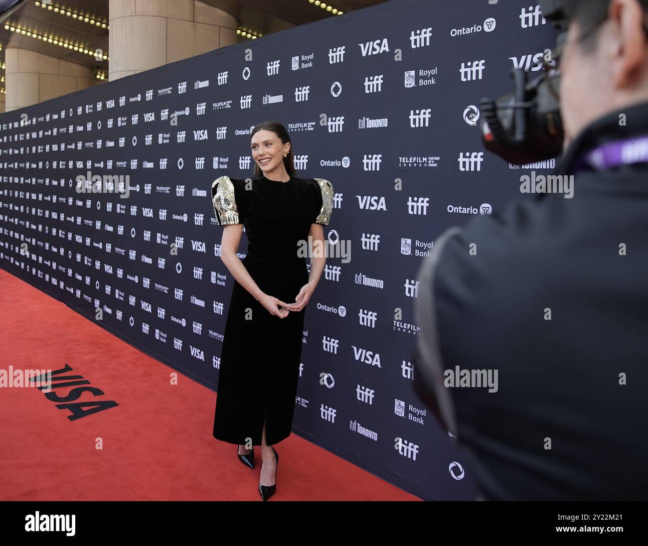 Toronto, Canada. 08th Sep, 2024. Elizabeth Olsen on the red carpet at the Toronto International ...