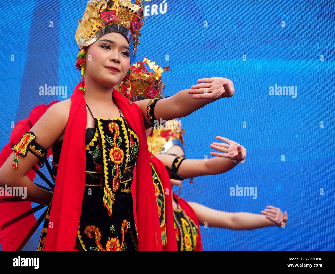 "Tari Jejer Banyuwangi" a traditional dance from Banyuwangi being ...