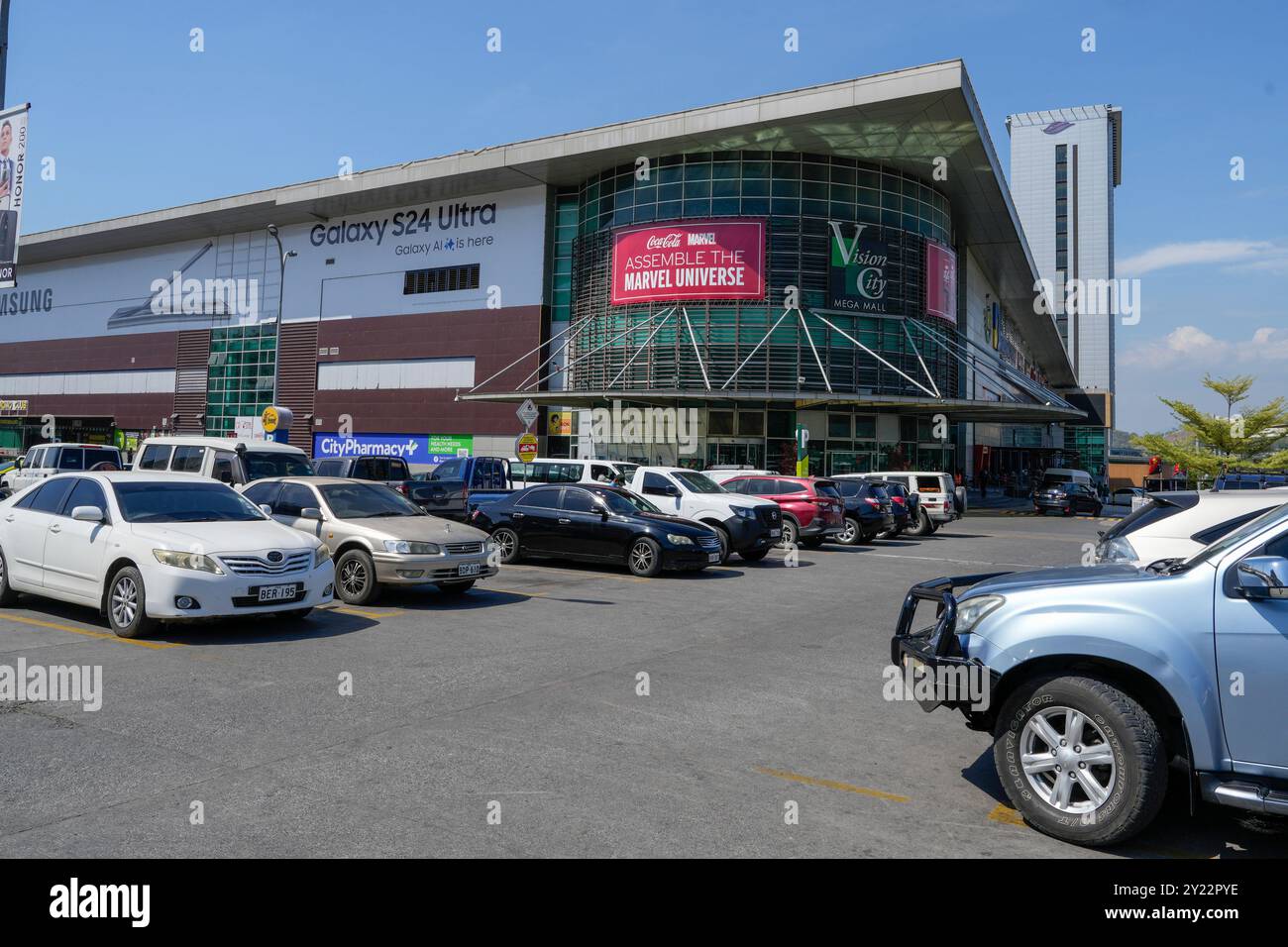 Vision City shopping mall in Port Moresby, Papua New Guinea, Wednesday, Sept. 4, 2024. (AP Photo ...