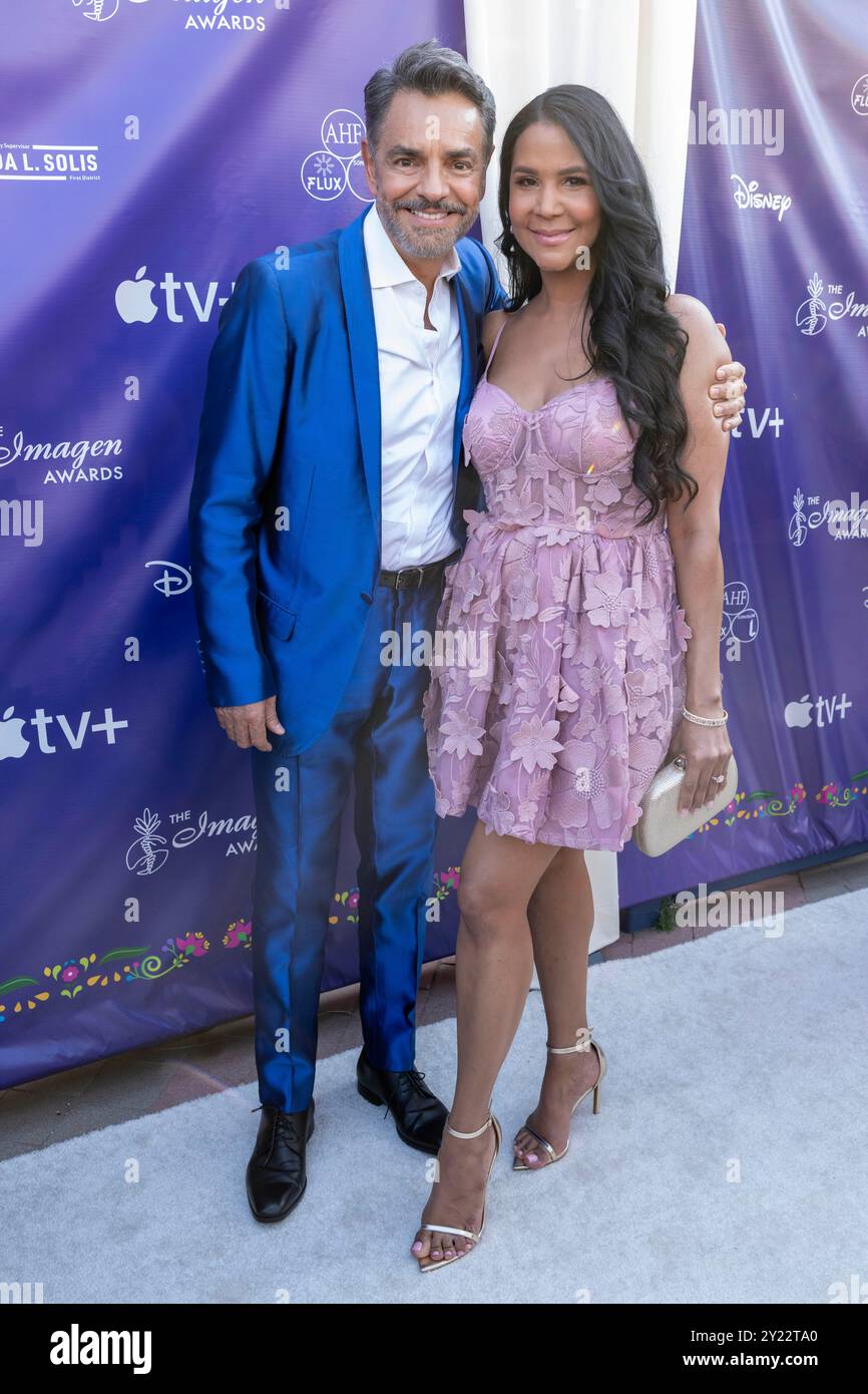Los Angeles, USA. 08th Sep, 2024. Actor Eugenio Derbez, Actress Angie ...