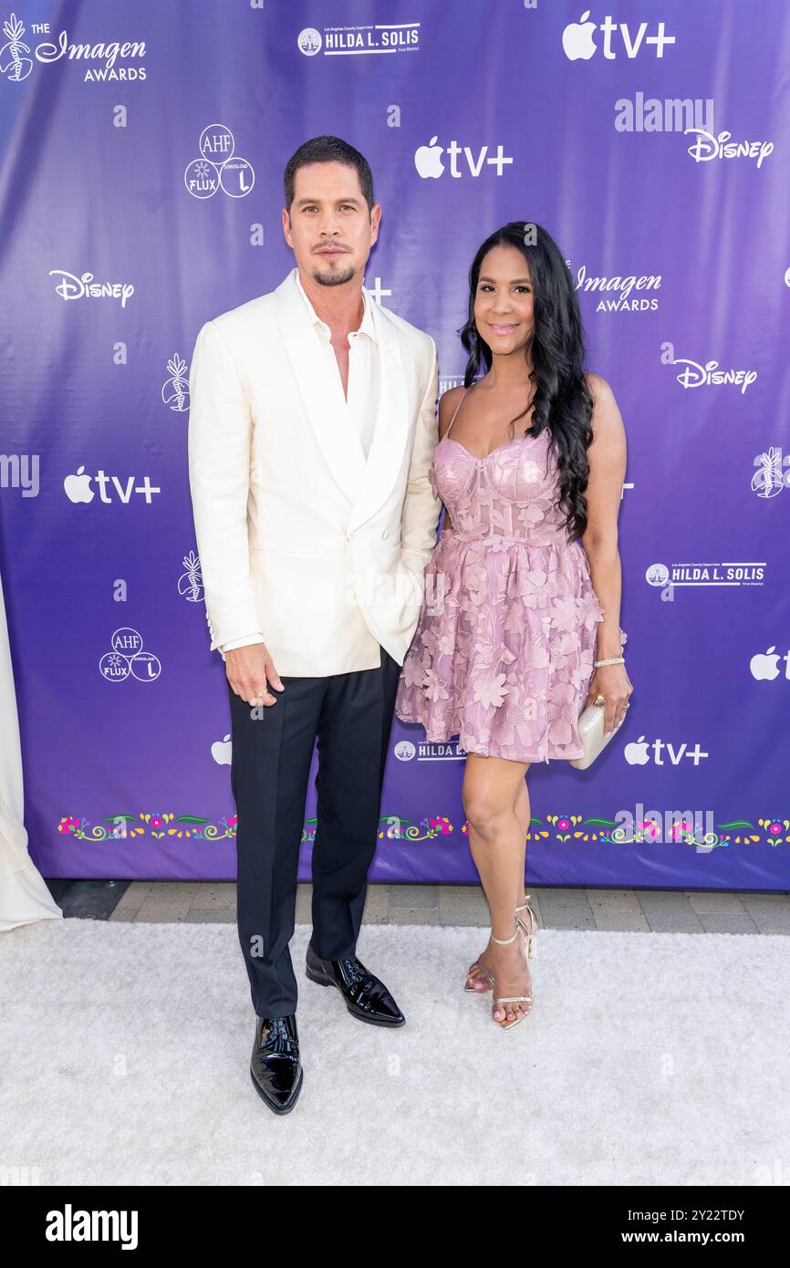 Los Angeles, USA. 08th Sep, 2024. Actor JD Pardo, Actress Angie Ayala ...