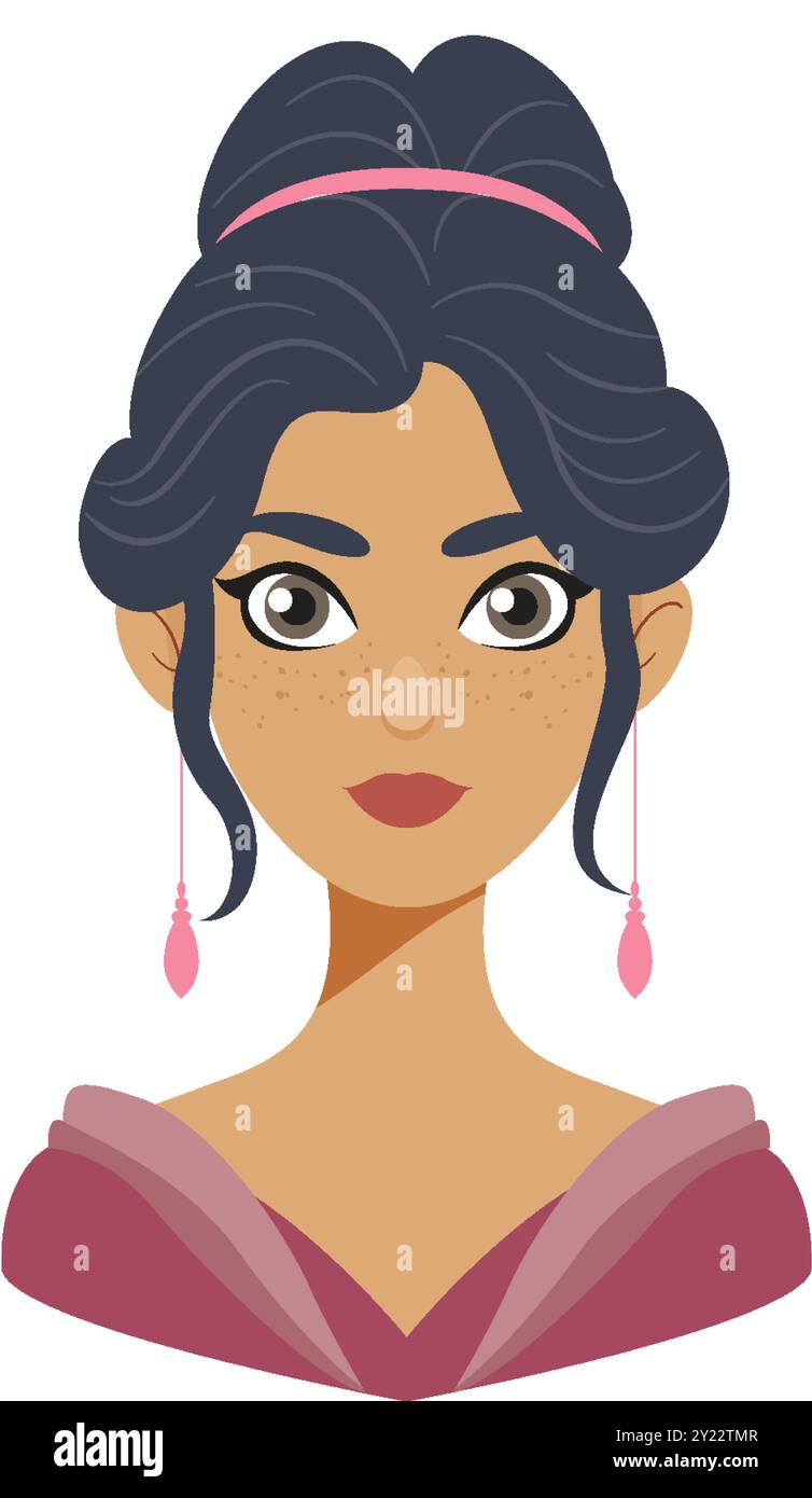 A vector illustration of a princess Stock Vector Image & Art - Alamy