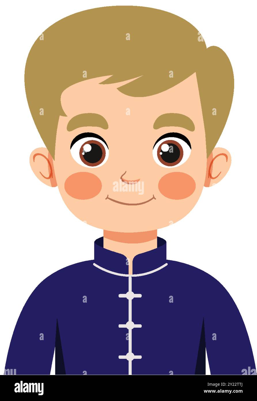 Portrait child in traditional Cut Out Stock Images & Pictures - Alamy