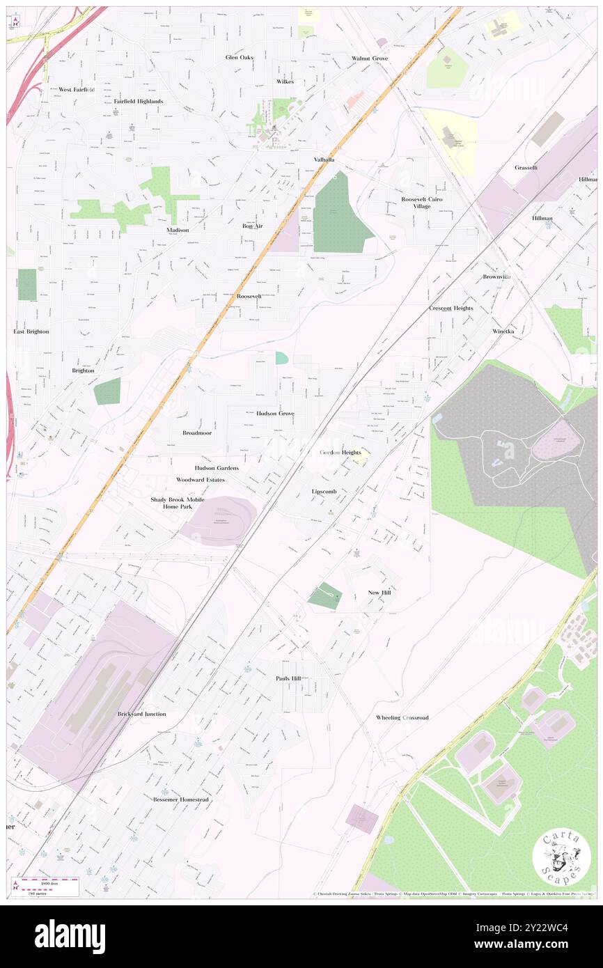 Lipscomb county map hi-res stock photography and images - Alamy