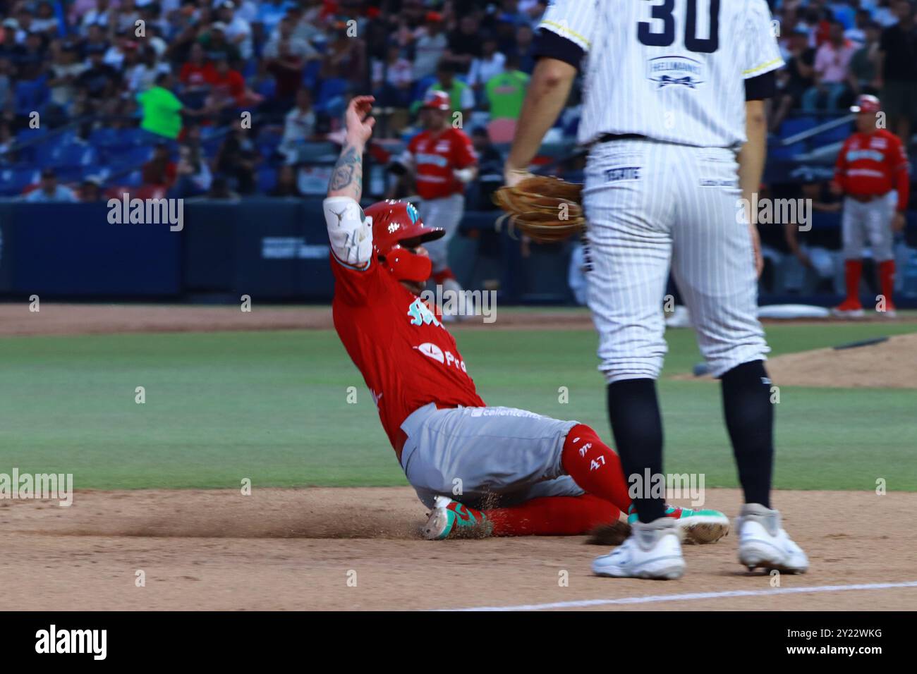 Monterrey, Mexico. 07th Sep, 2024. Juan Carlos Gamboa #47 of Diablos ...