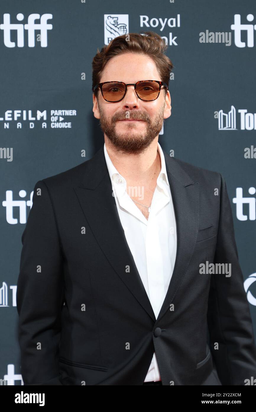 Toronto, Can. 07th Sep, 2024. Daniel Brühl attends the premiere of ...