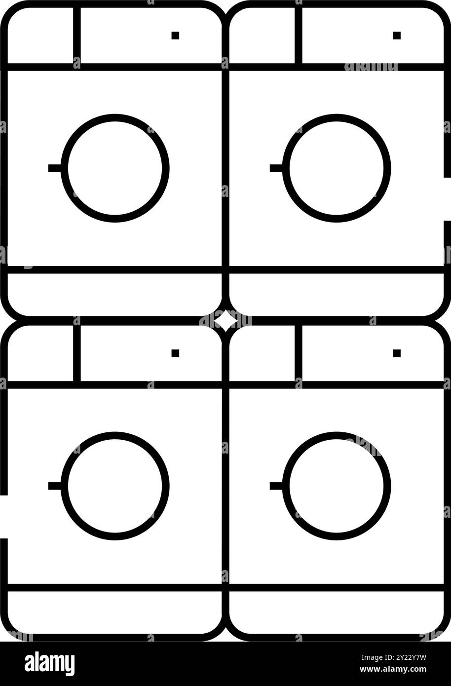 Lined machines Black and White Stock Photos & Images - Alamy