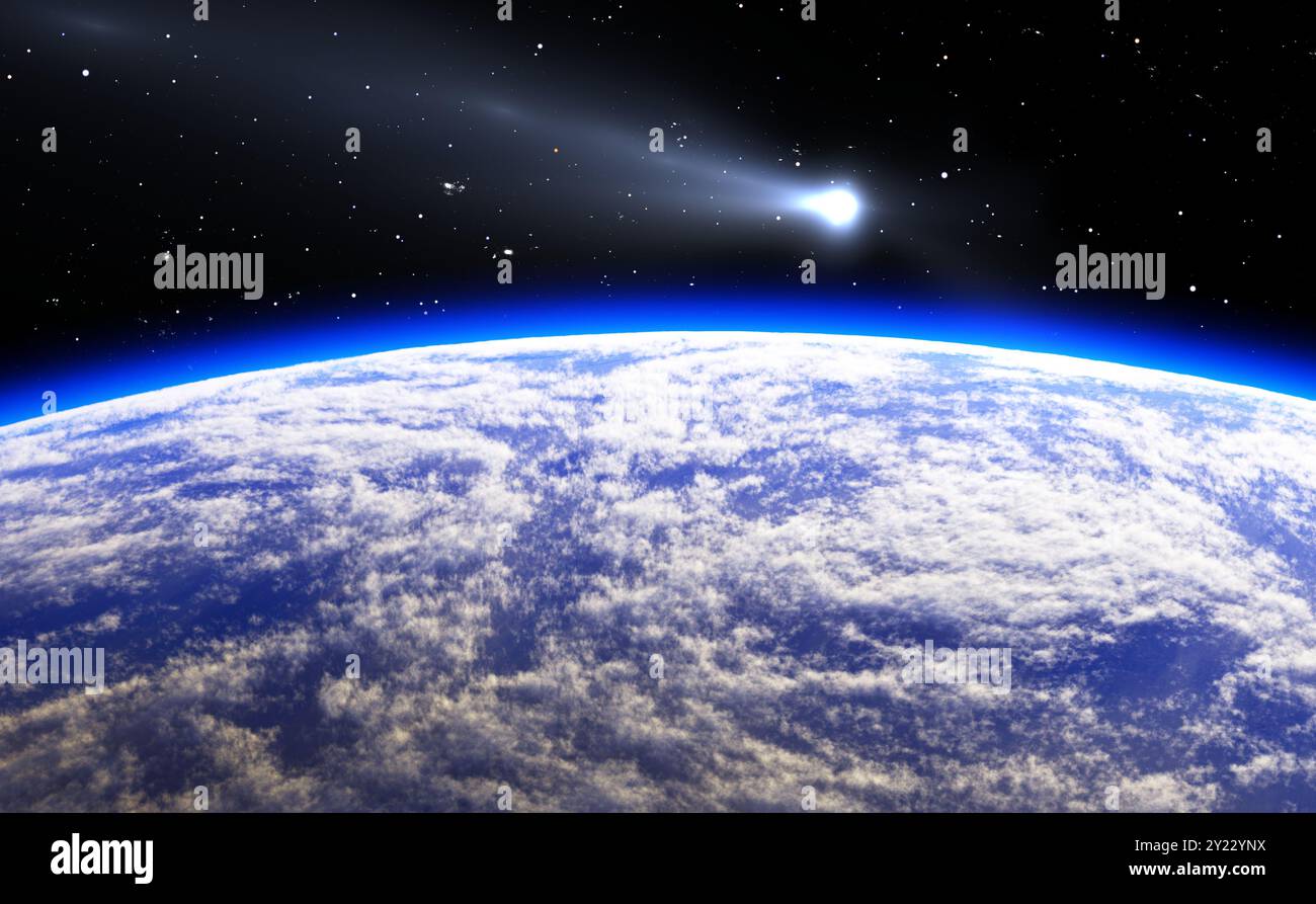 Comet dust earth hi-res stock photography and images - Alamy