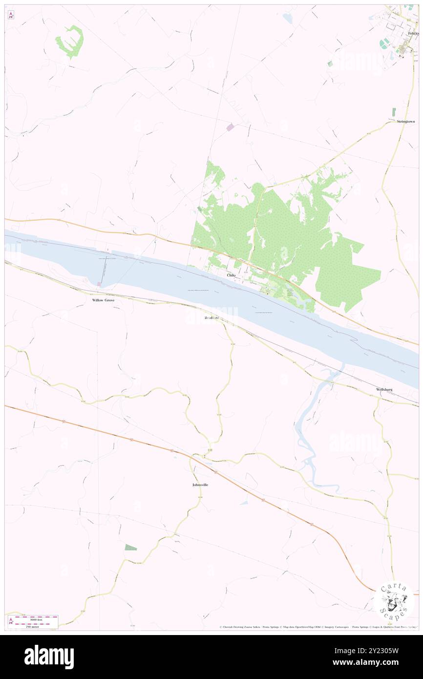 Bracken county map hi-res stock photography and images - Alamy