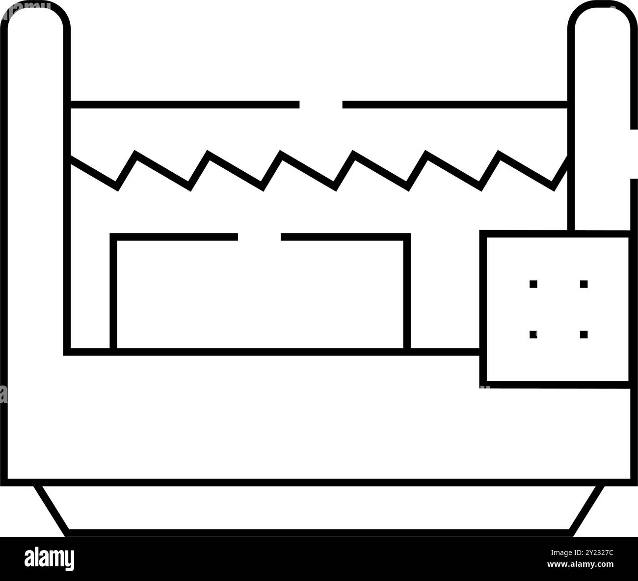 cutting metal line icon vector isolated illustration Stock Vector Image ...