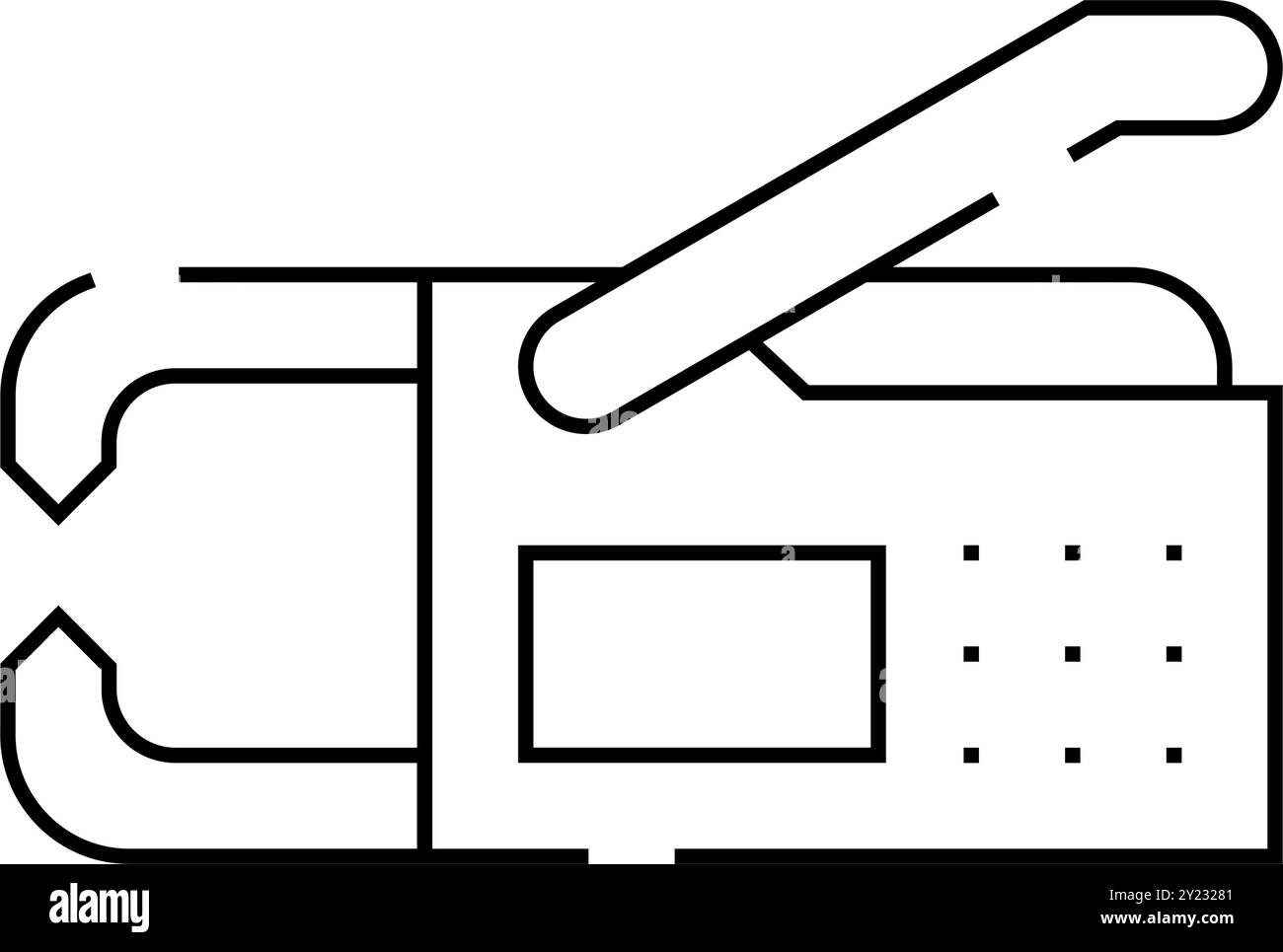 spot welding line icon vector isolated illustration Stock Vector Image ...