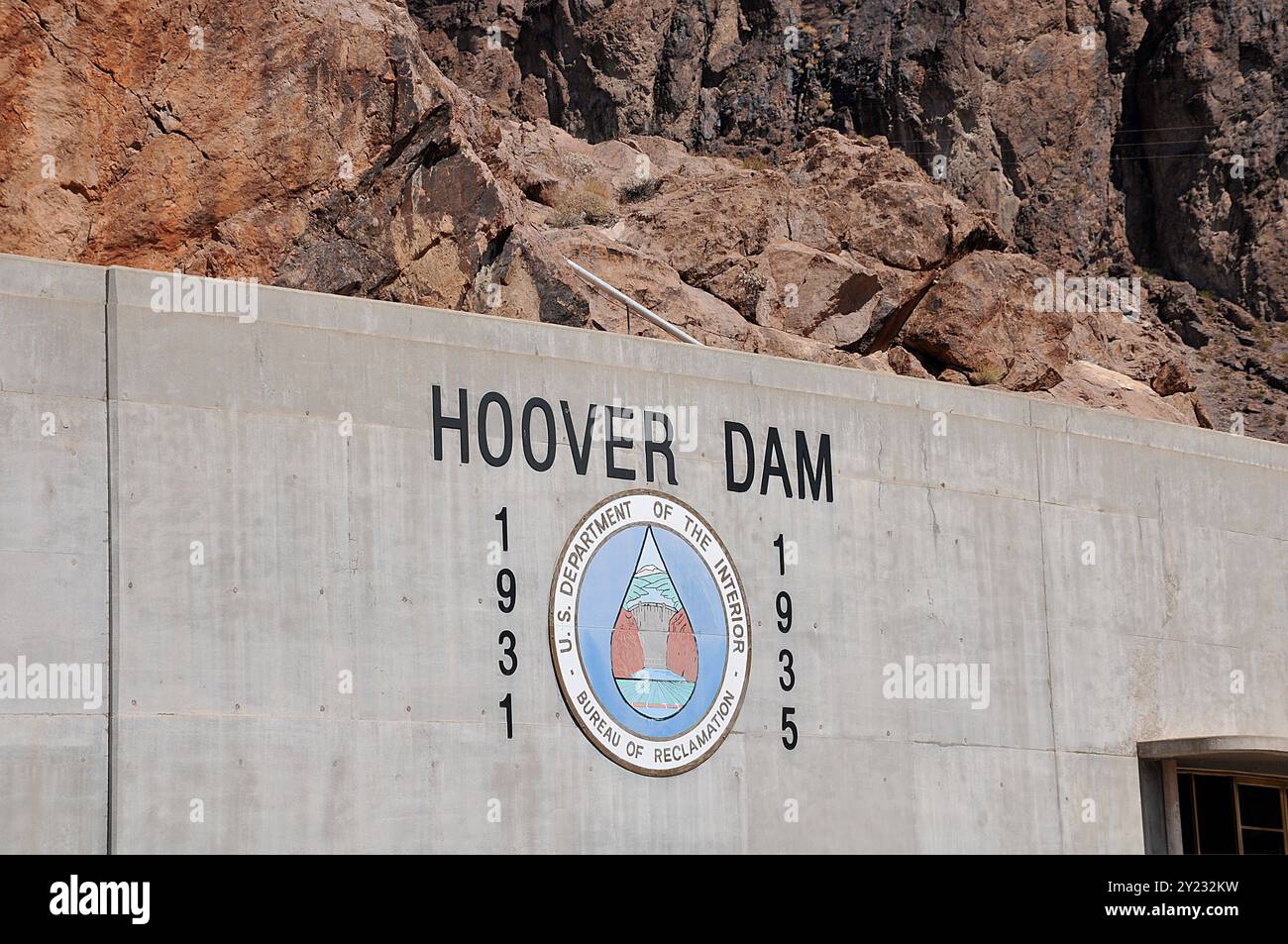 Boulder city / Hoover Dam/ Nevada-Arizona USA / 07..September 2019 ...