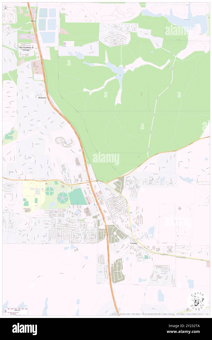 Lovejoy, Clayton County, US, United States, Georgia, N 33 26' 10'', S ...