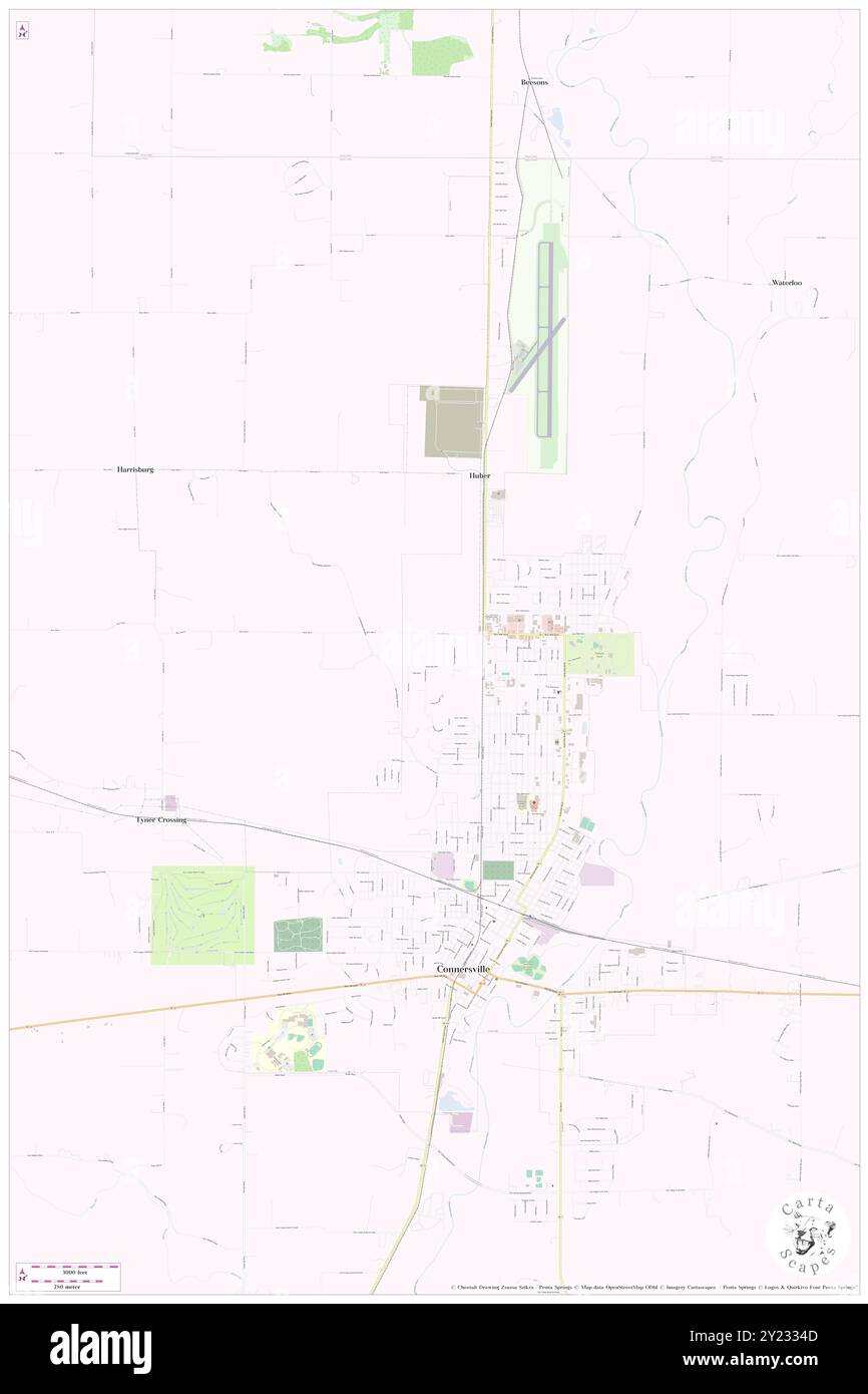 Fayette indiana map hi-res stock photography and images - Alamy