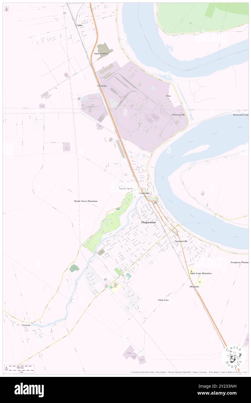 Myrtle Grove, Iberville Parish, US, United States, Louisiana, N 30 17 ...