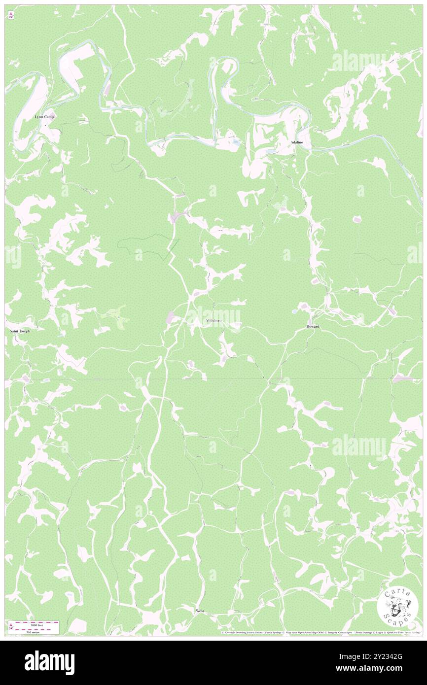 Marshall virginia map hi-res stock photography and images - Alamy