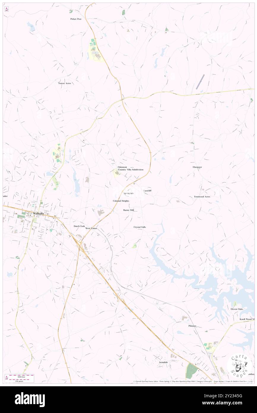 Springdale, Oconee County, US, United States, South Carolina, N 34 46 ...