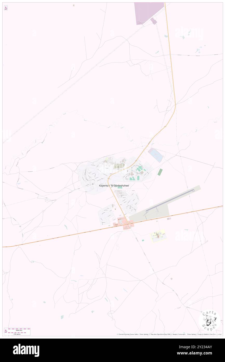 Kayenta map Cut Out Stock Images & Pictures - Alamy