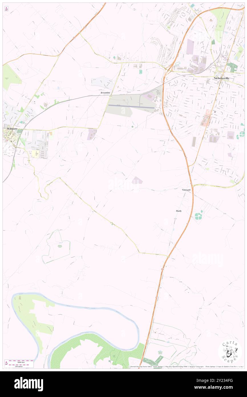 Chattersville (historical), Jessamine County, US, United States ...
