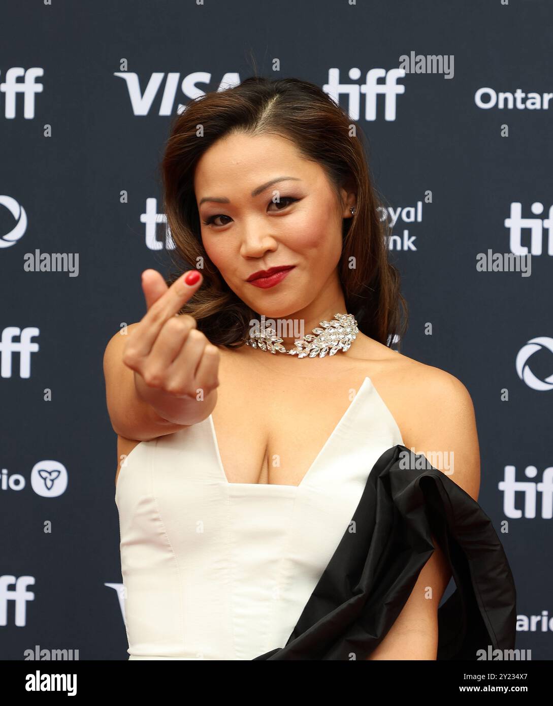 Toronto, Canada. 07th Sep, 2024. Jee Young Han attends the premiere of ...