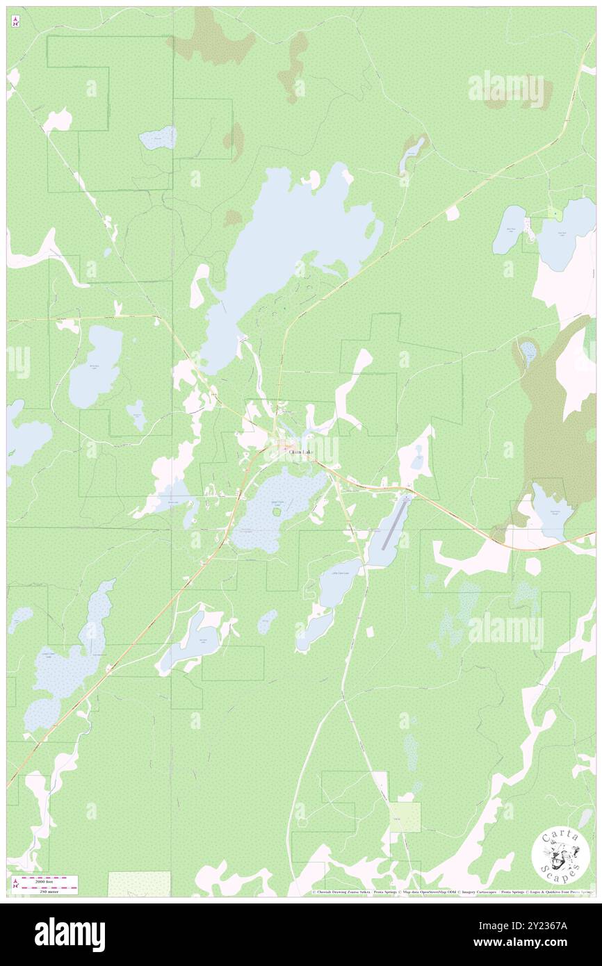 Clam lake map hi-res stock photography and images - Alamy