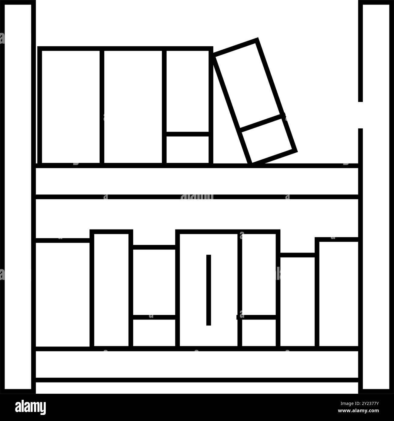 prison library line icon vector isolated illustration Stock Vector ...