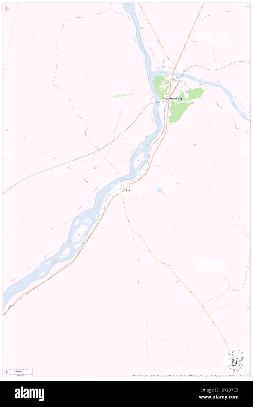 Winn county map hi-res stock photography and images - Alamy