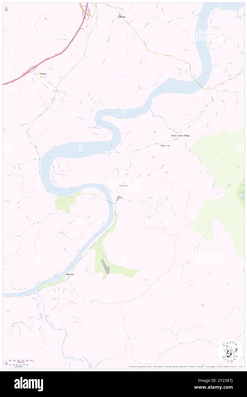 Hiwassee, Pulaski County, US, United States, Virginia, N 36 58' 7'', S ...