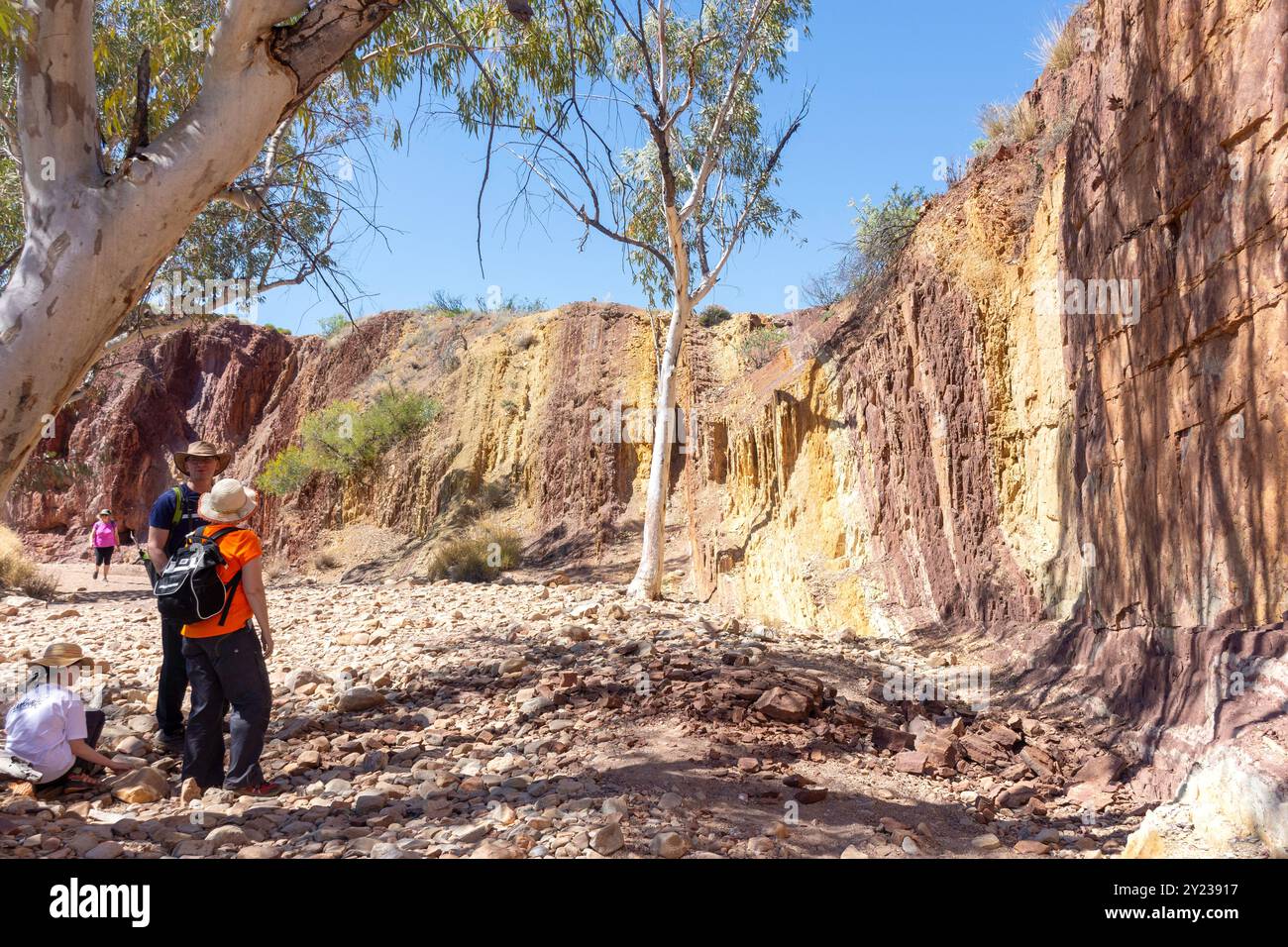View of quarry, The Ochre Pits, West MacDonnell Ranges, West MacDonnell ...