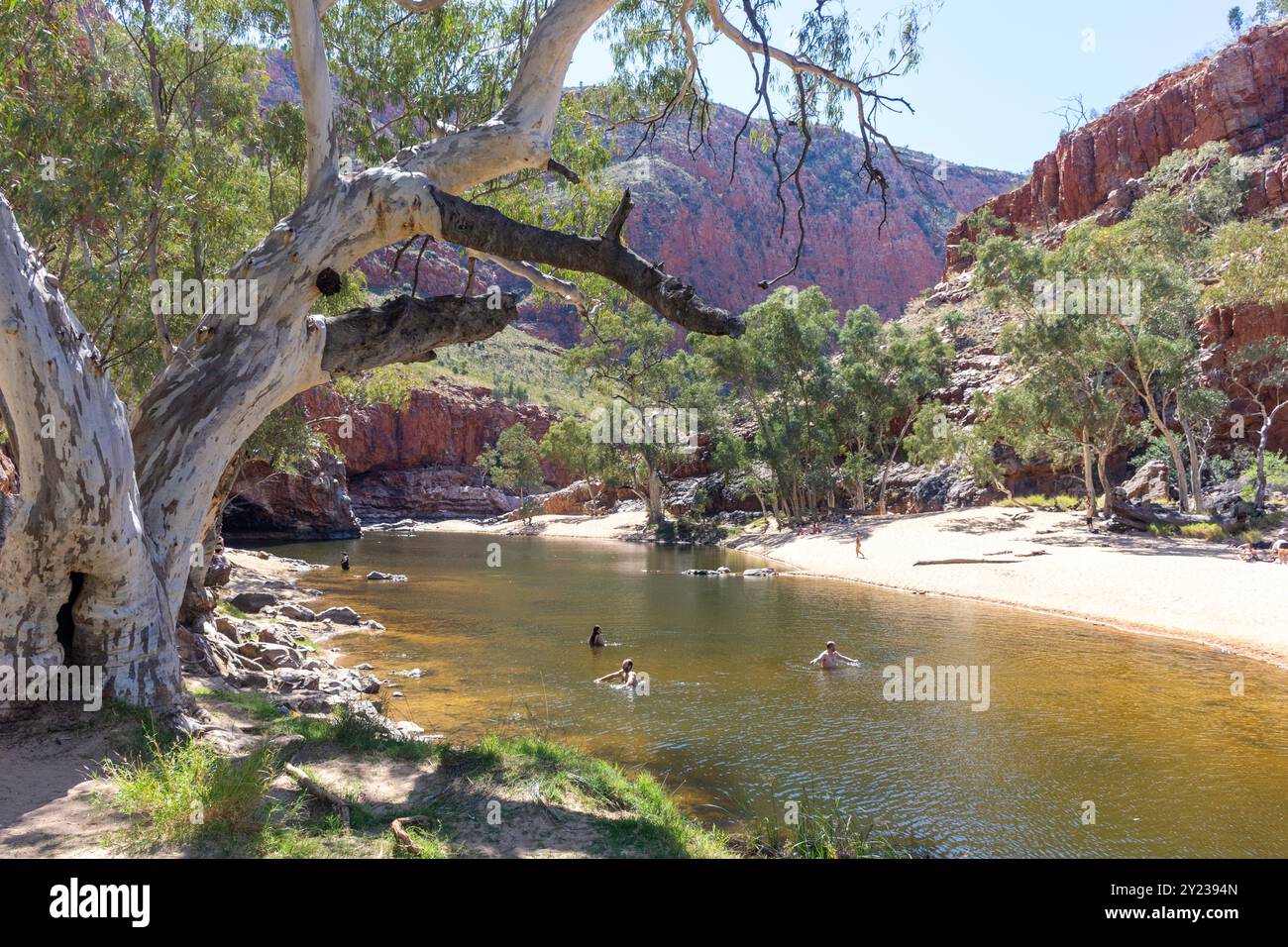 Ormiston Gorge Waterhole, West MacDonnell Ranges, West MacDonnell ...