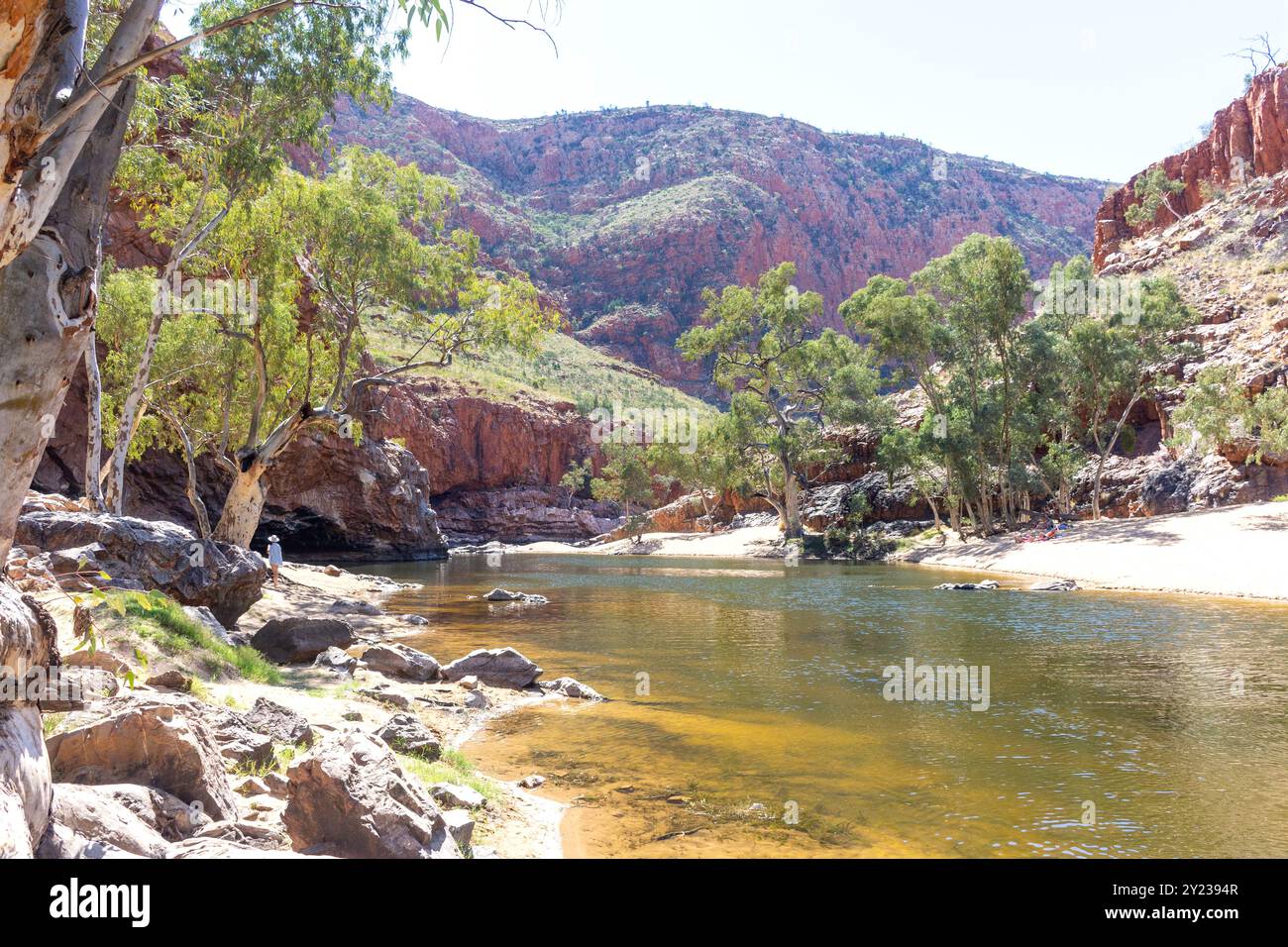 Ormiston Gorge Waterhole, West MacDonnell Ranges, West MacDonnell ...