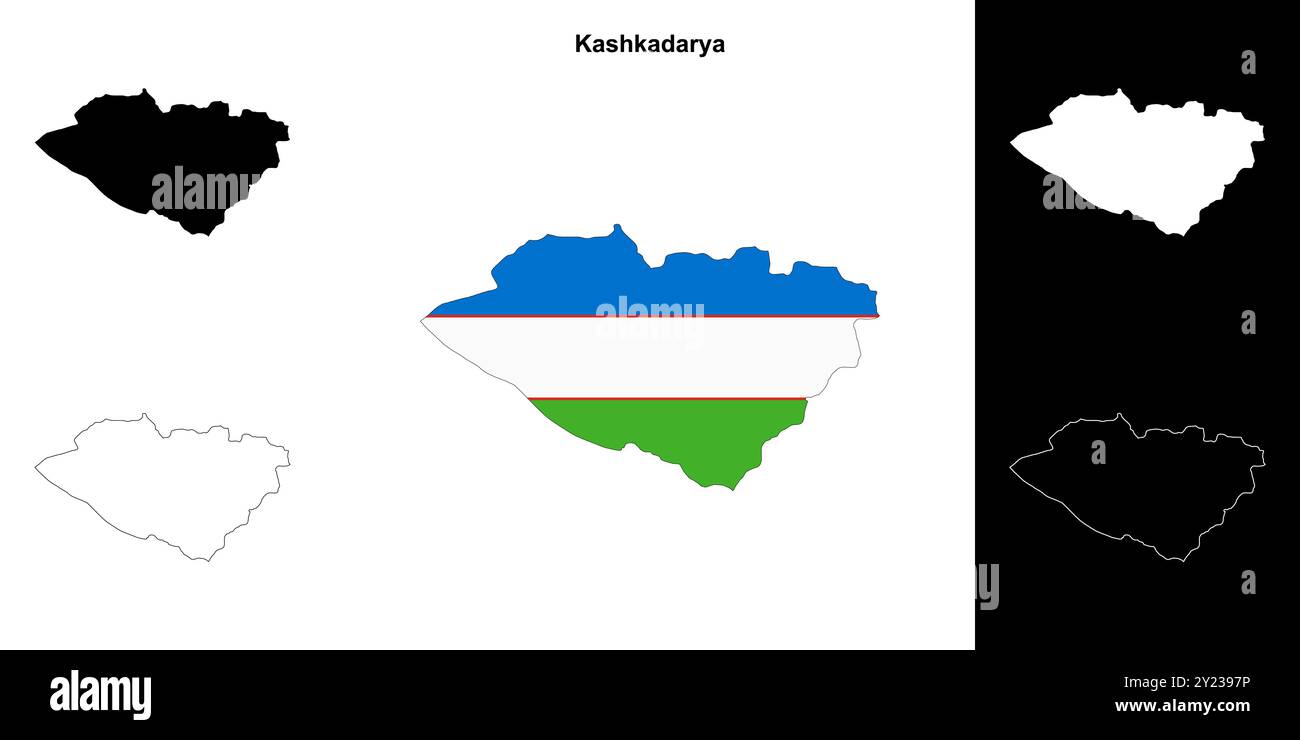 Kashkadarya eps map hi-res stock photography and images - Alamy