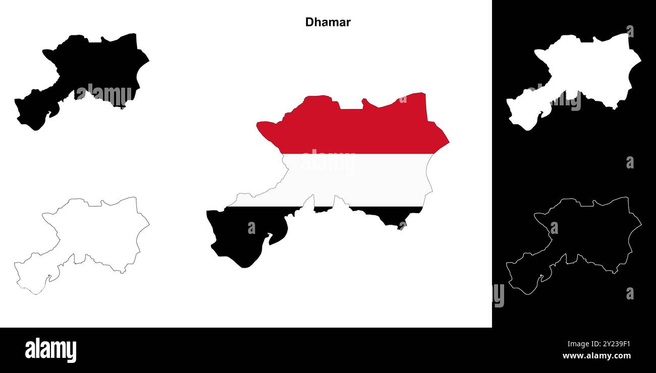 Blank dhamar map hi-res stock photography and images - Alamy