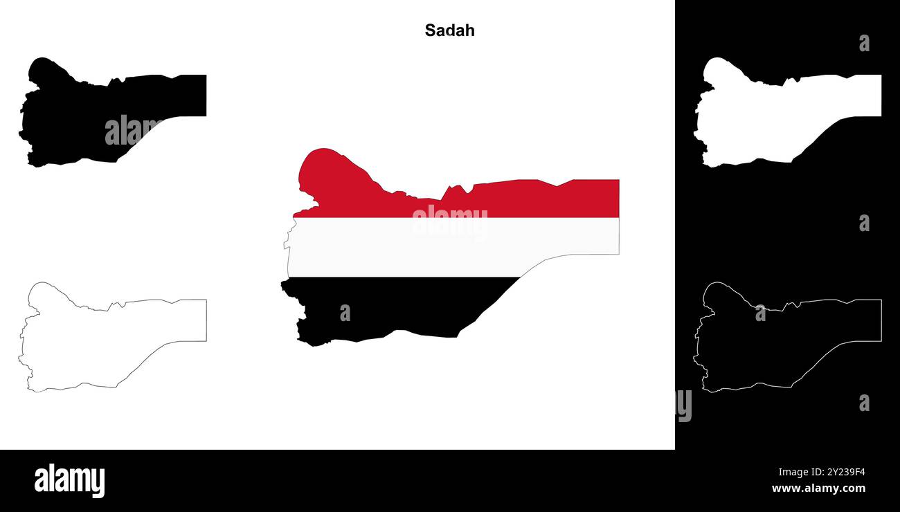 Map of sadah hi-res stock photography and images - Alamy