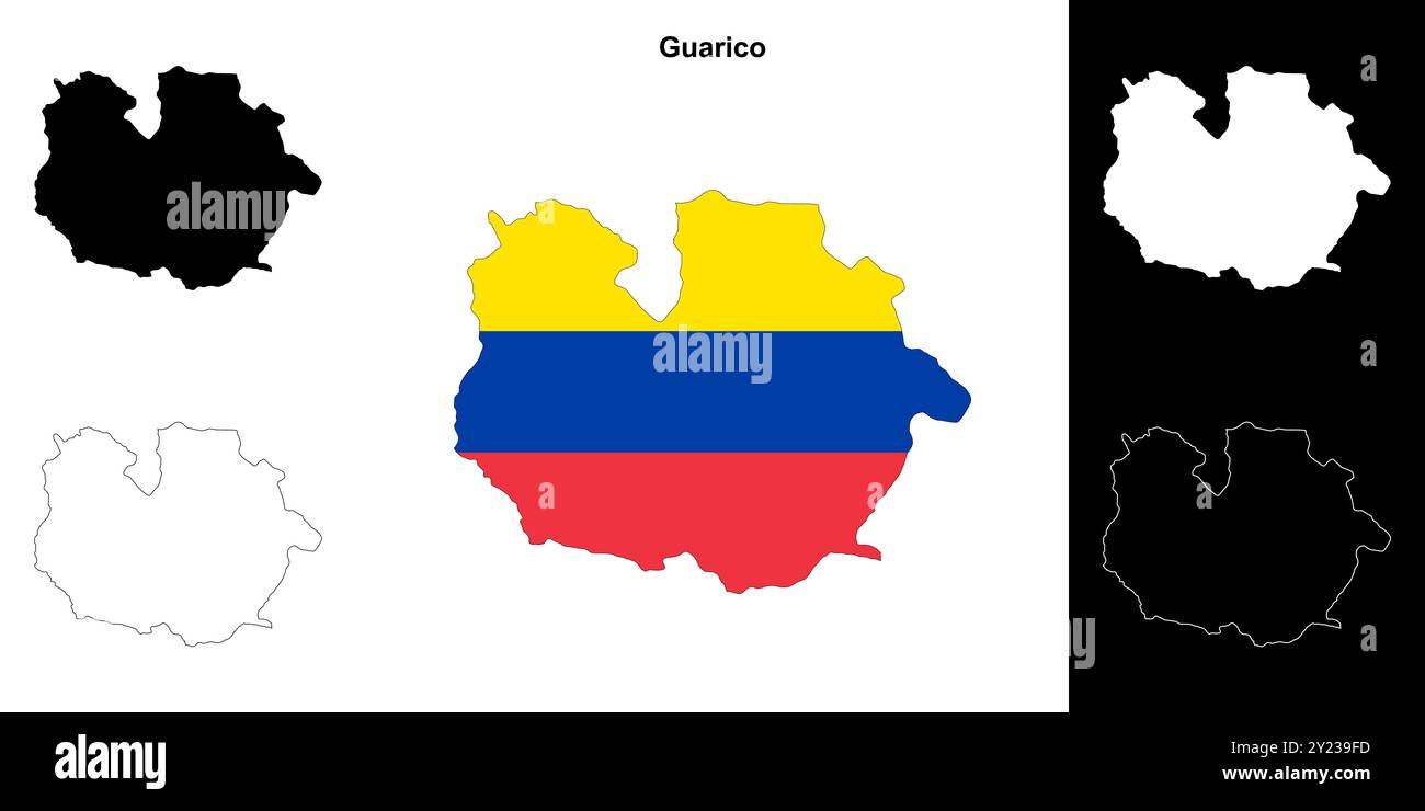 Guarico eps map hi-res stock photography and images - Alamy