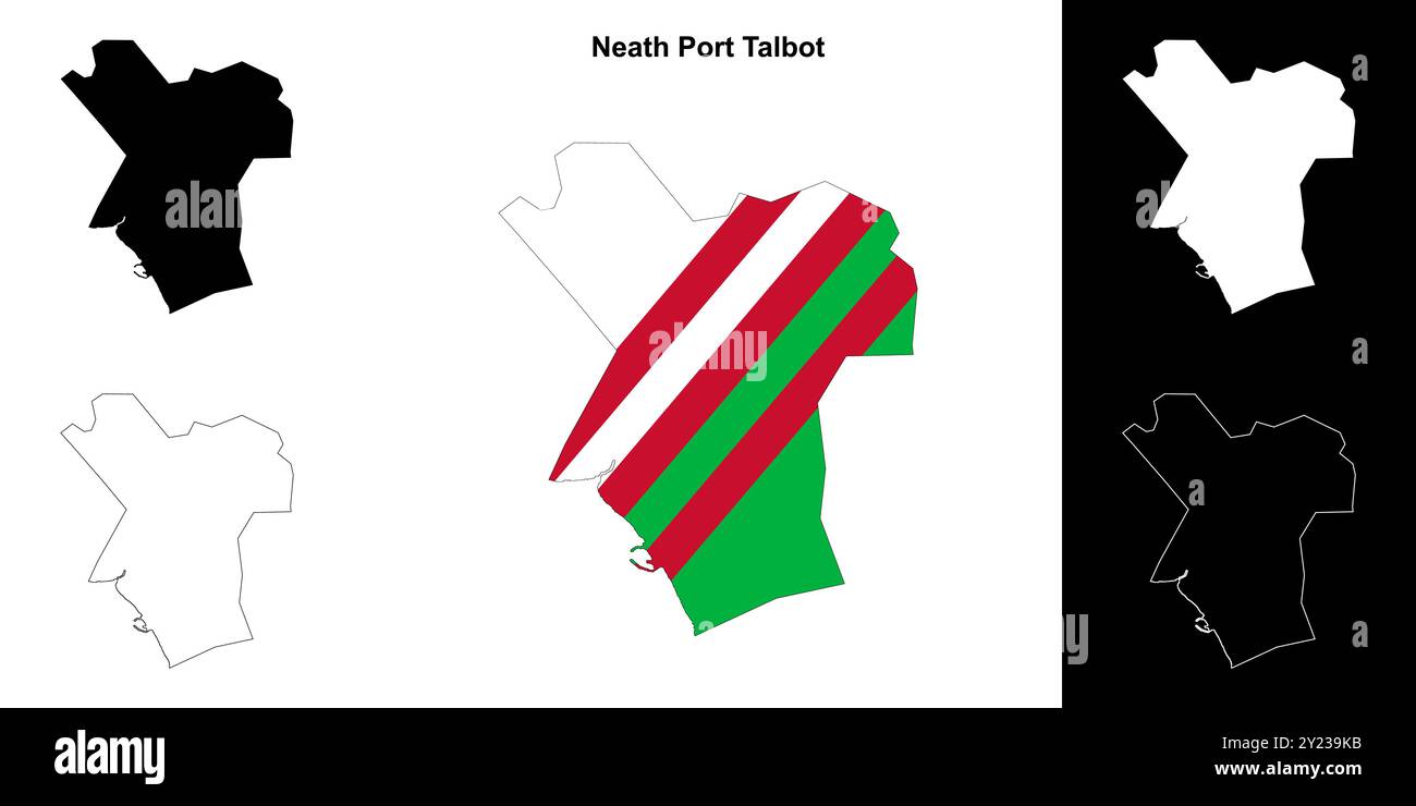 Talbot outline map hi-res stock photography and images - Alamy