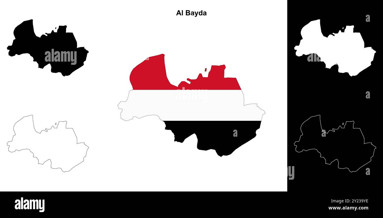 Blank al bayda map hi-res stock photography and images - Alamy