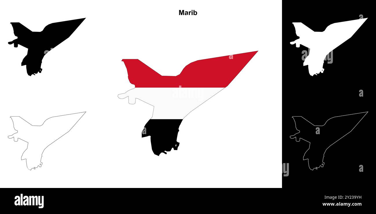 Blank marib map hi-res stock photography and images - Alamy