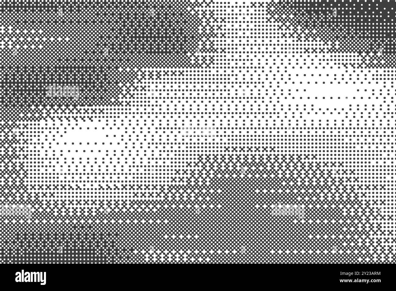 Pixel background with bitmap pattern. Computer arcade game dotted gradation effect. Vector noisy ...