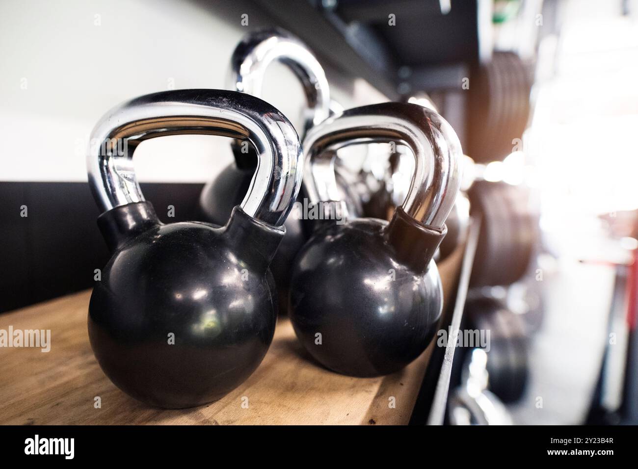 Kettlebell racks hi-res stock photography and images - Alamy