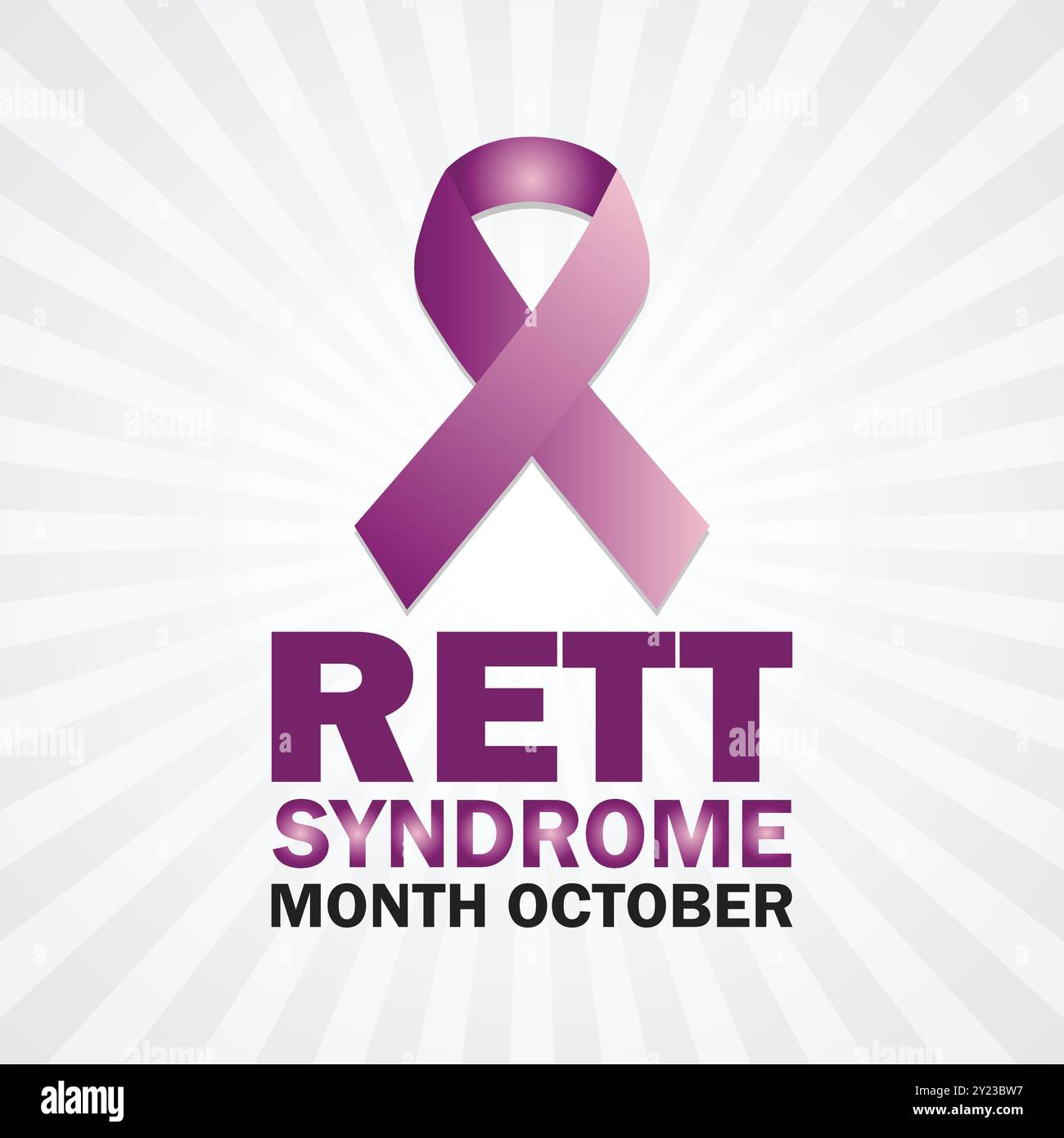 Rett Syndrome Awareness Month. October. Holiday concept. Template for ...
