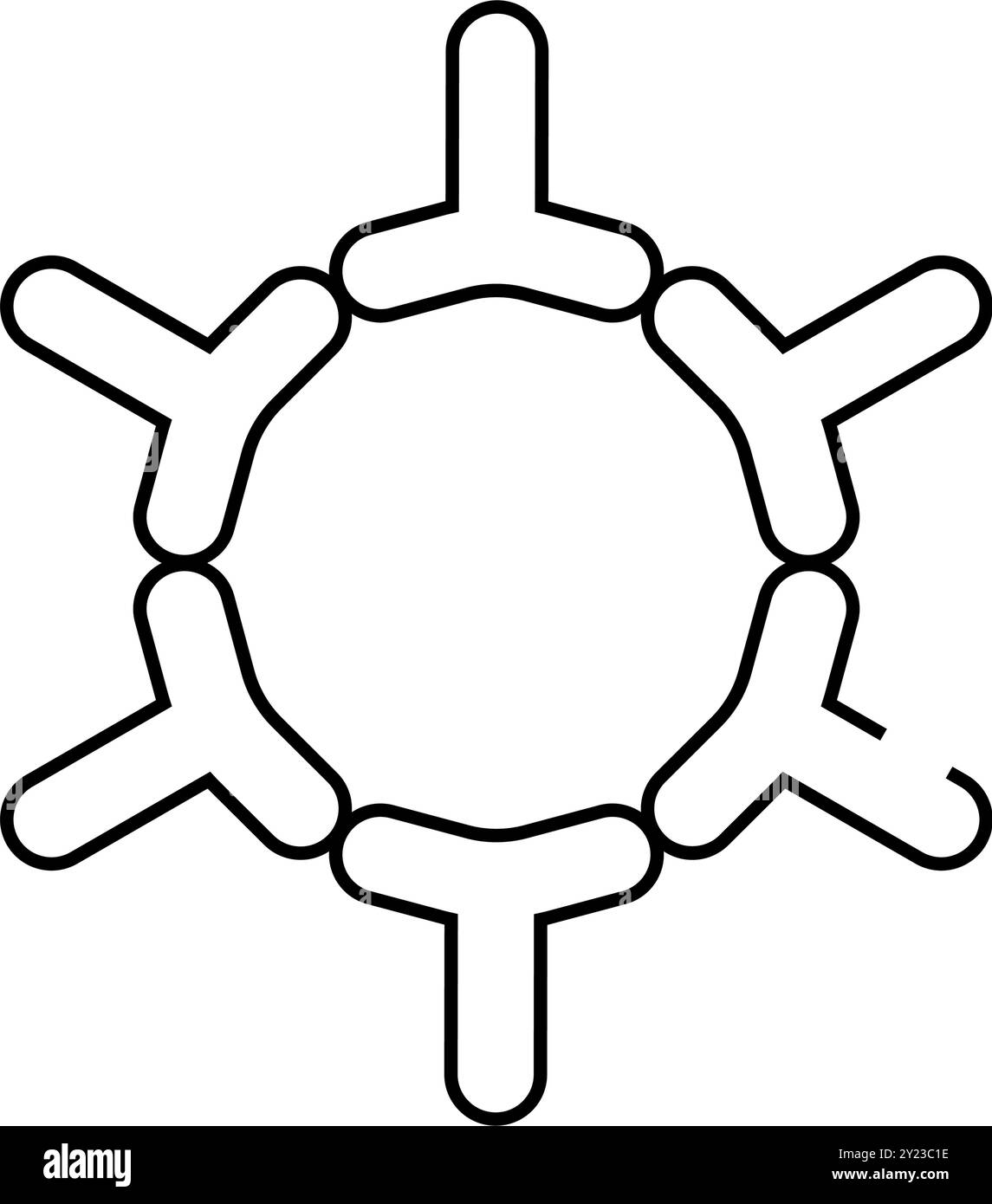 varicella zoster virus line icon vector illustration Stock Vector Image ...