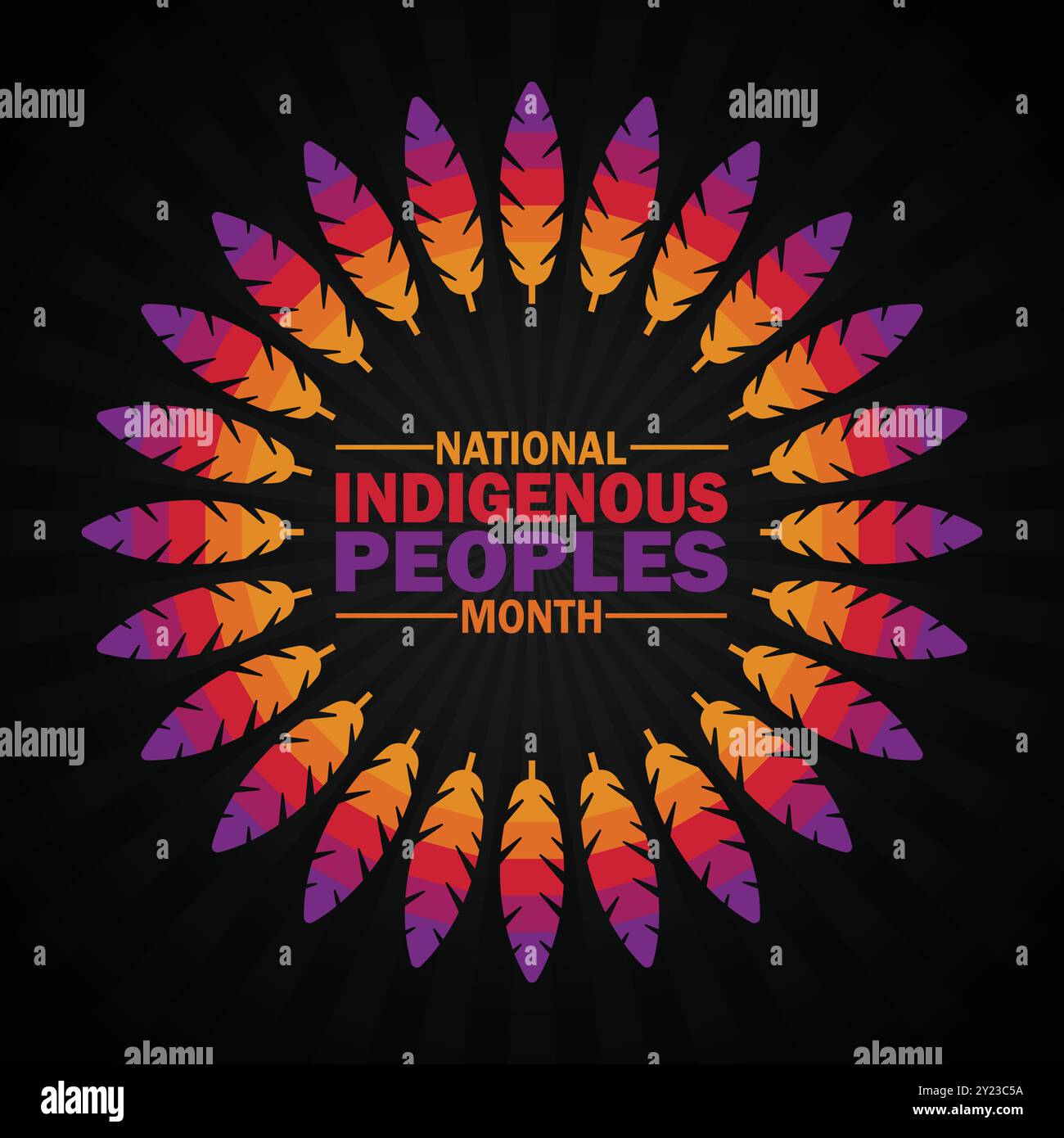National Indigenous Peoples Month. Holiday concept. Template for ...