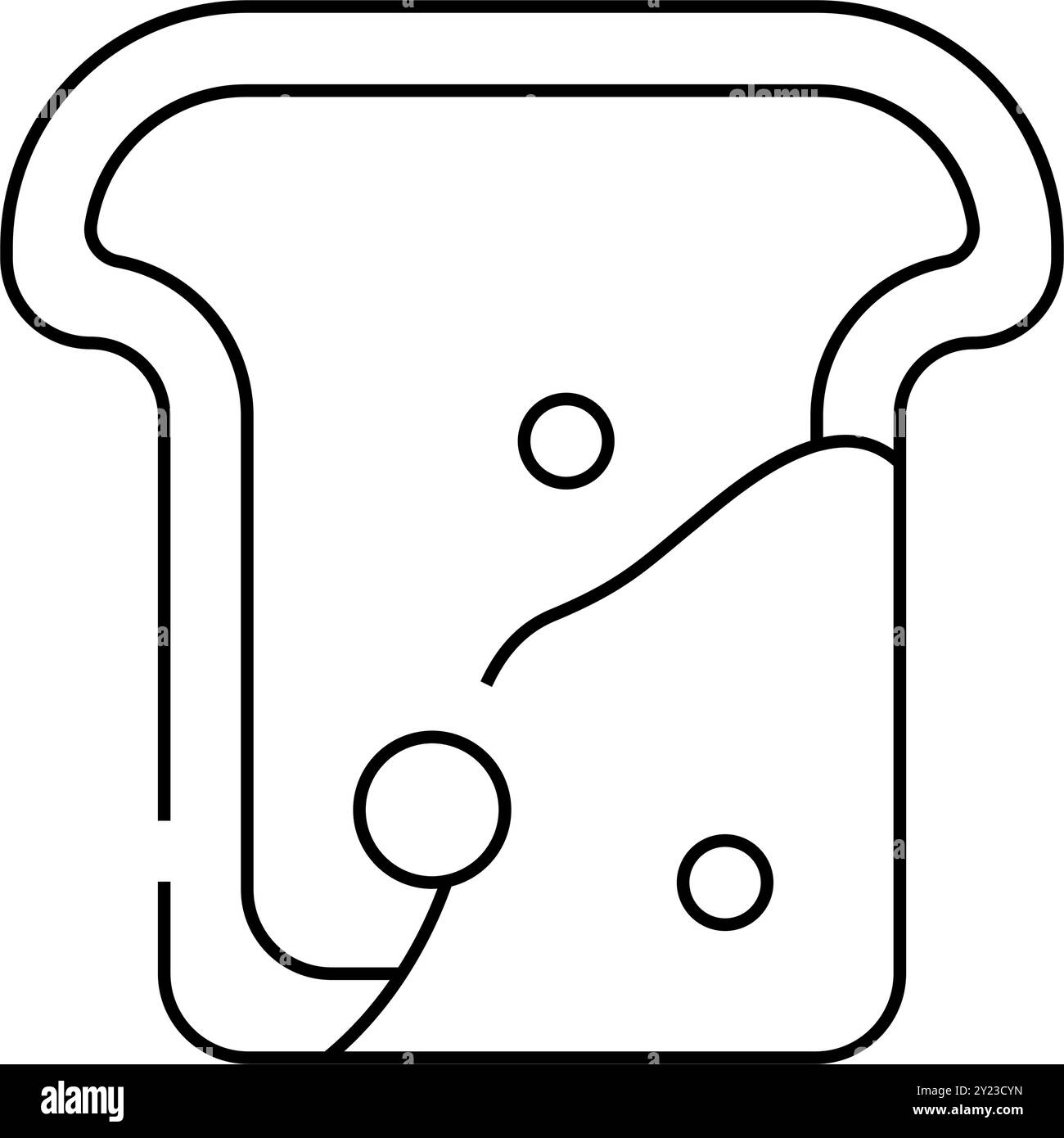 Black mold bread Stock Vector Images - Alamy