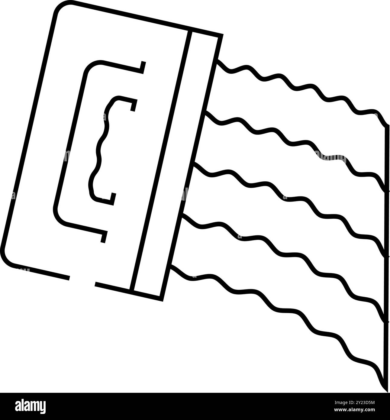 applying moisture barrier line icon vector illustration Stock Vector ...