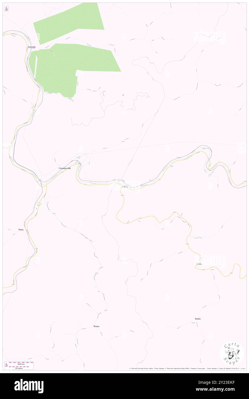 Ulvah, Letcher County, US, United States, Kentucky, N 37 7' 40'', S 83 ...