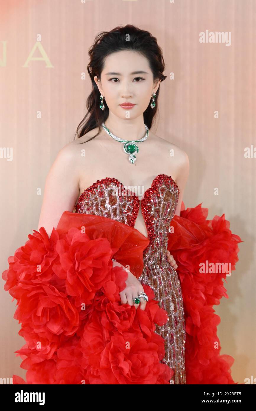 Chinese-American actress, singer, and model Liu Yifei attends a Bvlgari ...