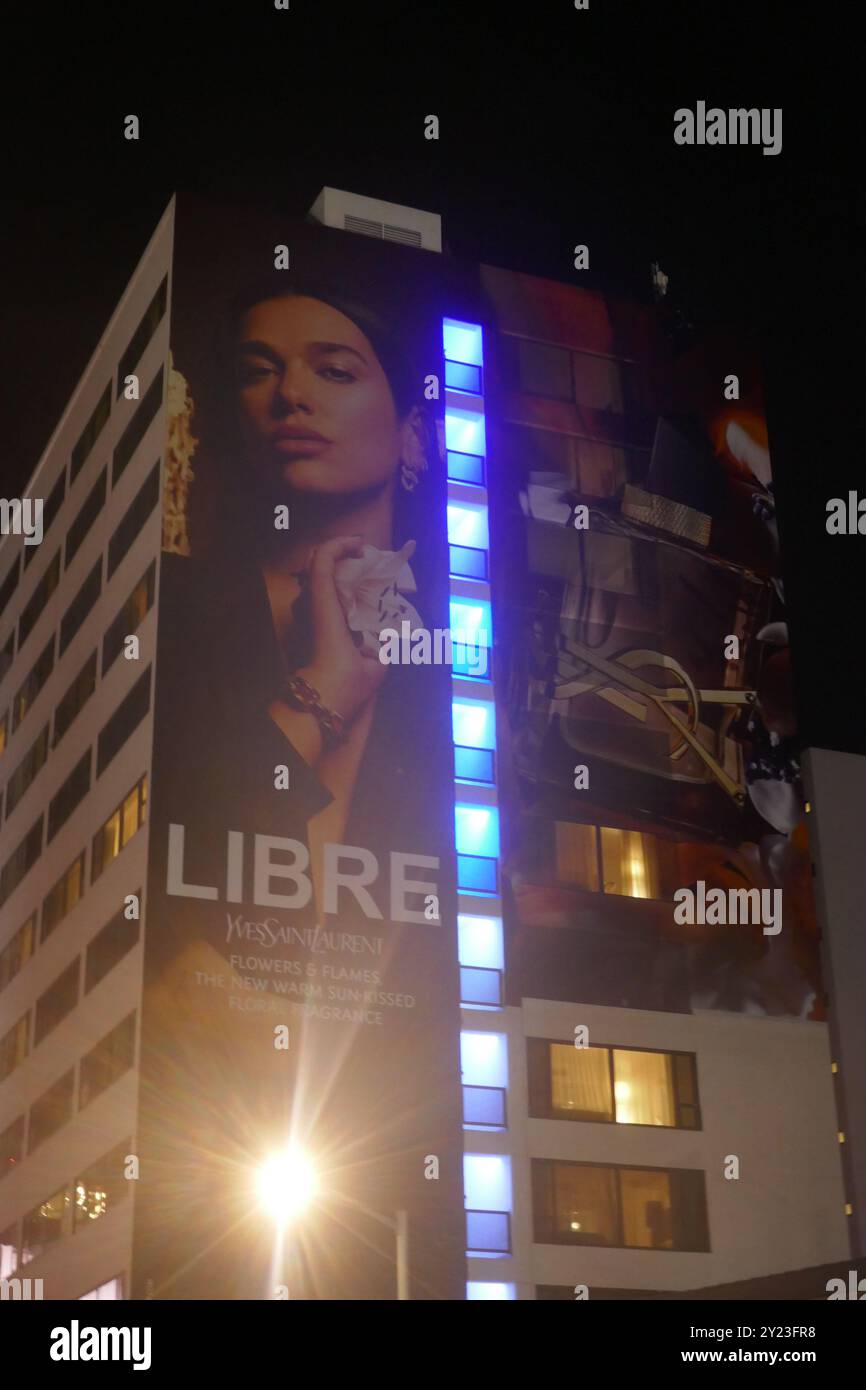 Los Angeles, California, USA 7th September 2024 Dua Lipa YSL Yves Saint ...