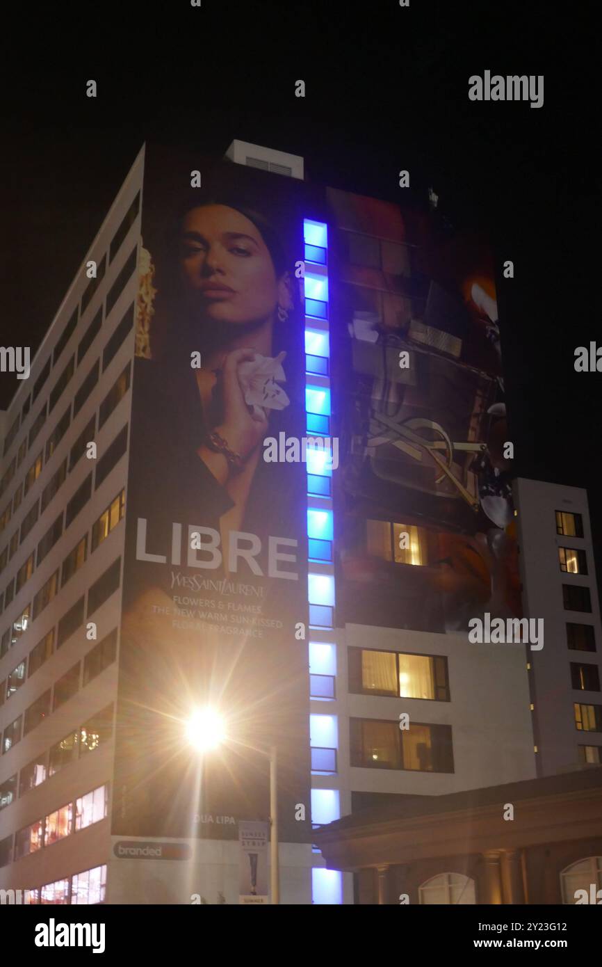 Los Angeles, California, USA 7th September 2024 Dua Lipa YSL Yves Saint ...